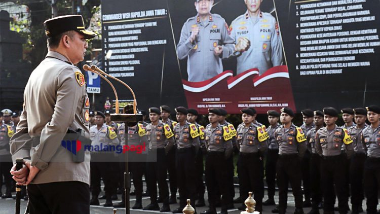 558 Polisi Kota Malang Resmi Bertugas di Tiap RW - Malang Pagi