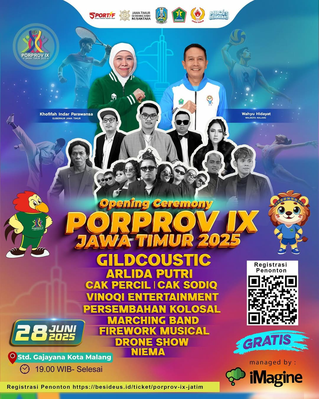 Porprov IX Jatim 2025 Siap Dibuka, Kota Malang Akan Suguhkan ...