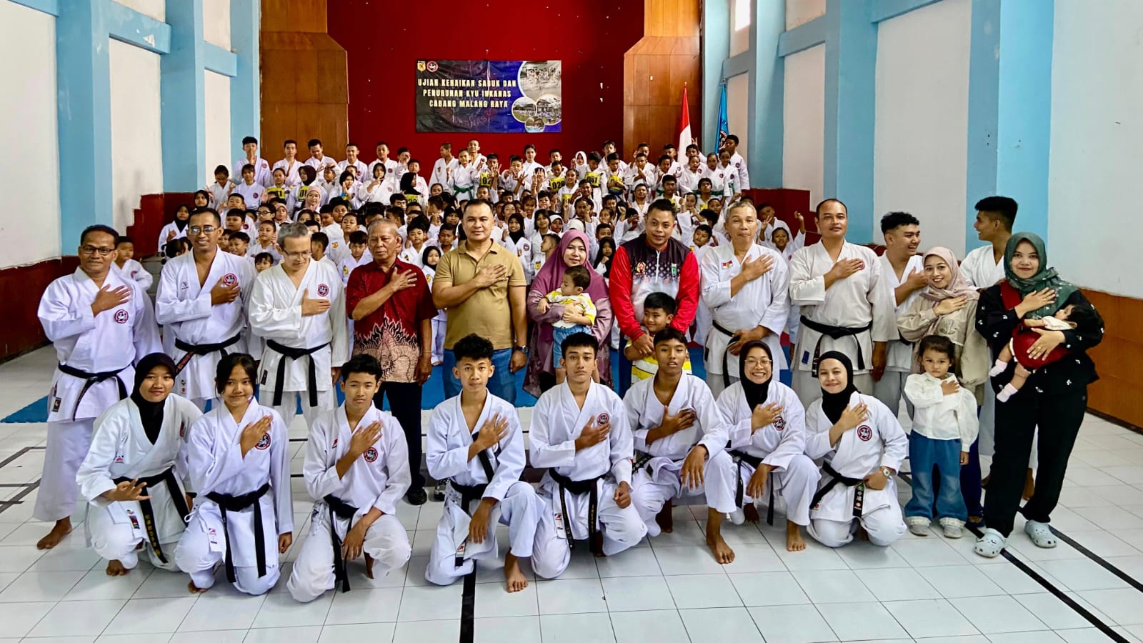 Ratusan Karateka INKANAS Malang Raya Ikuti Ujian Kenaikan Tingkat ...